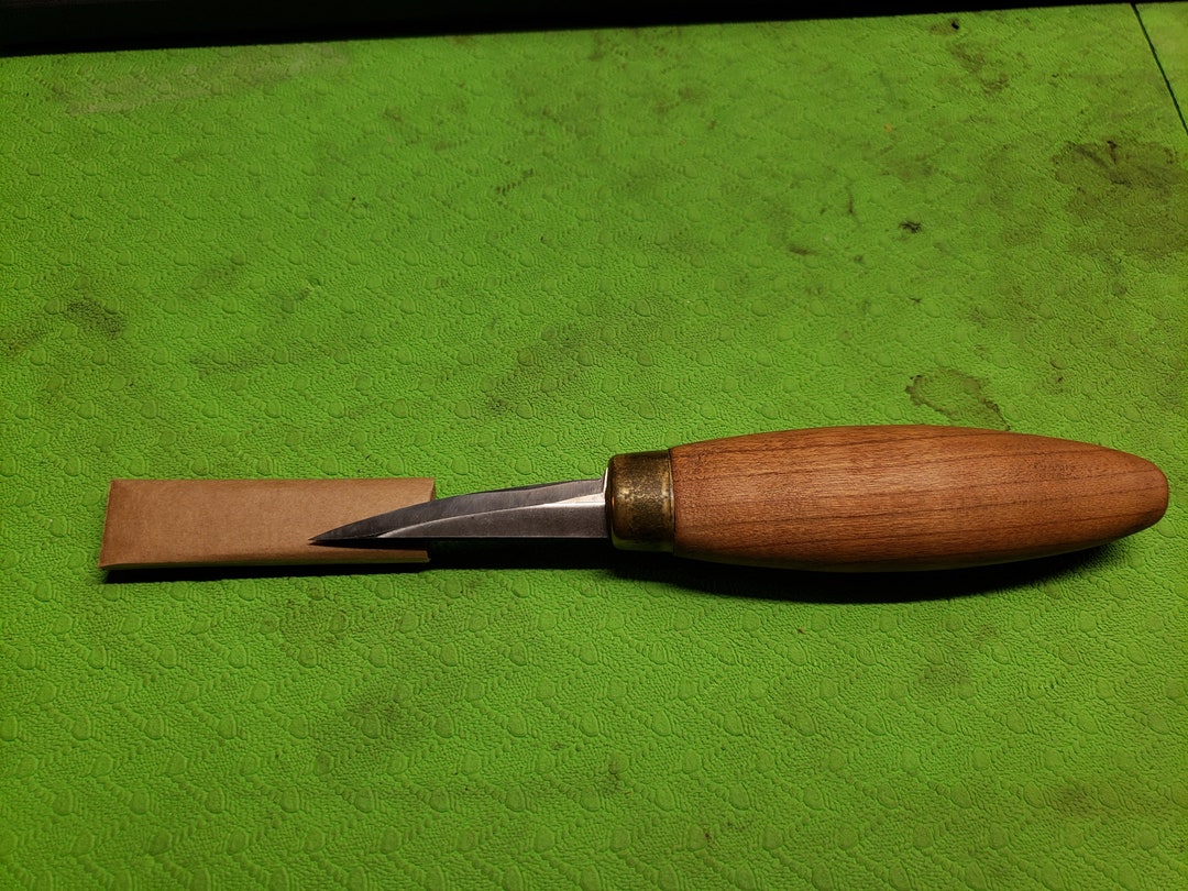 Flexcut Short Sloyd Knife W/ Flat Over Hollow Grind. and Simple ...