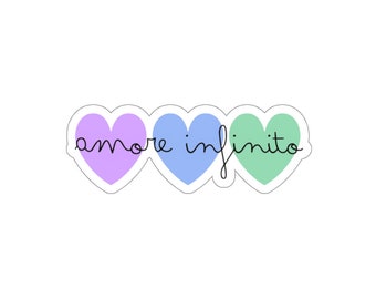 Infinite Love Heart Infinity Vinyl Decal Sticker - Etsy