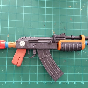 Scaled AK Inspired in RUST Assault Rifle Hand-painted - Etsy