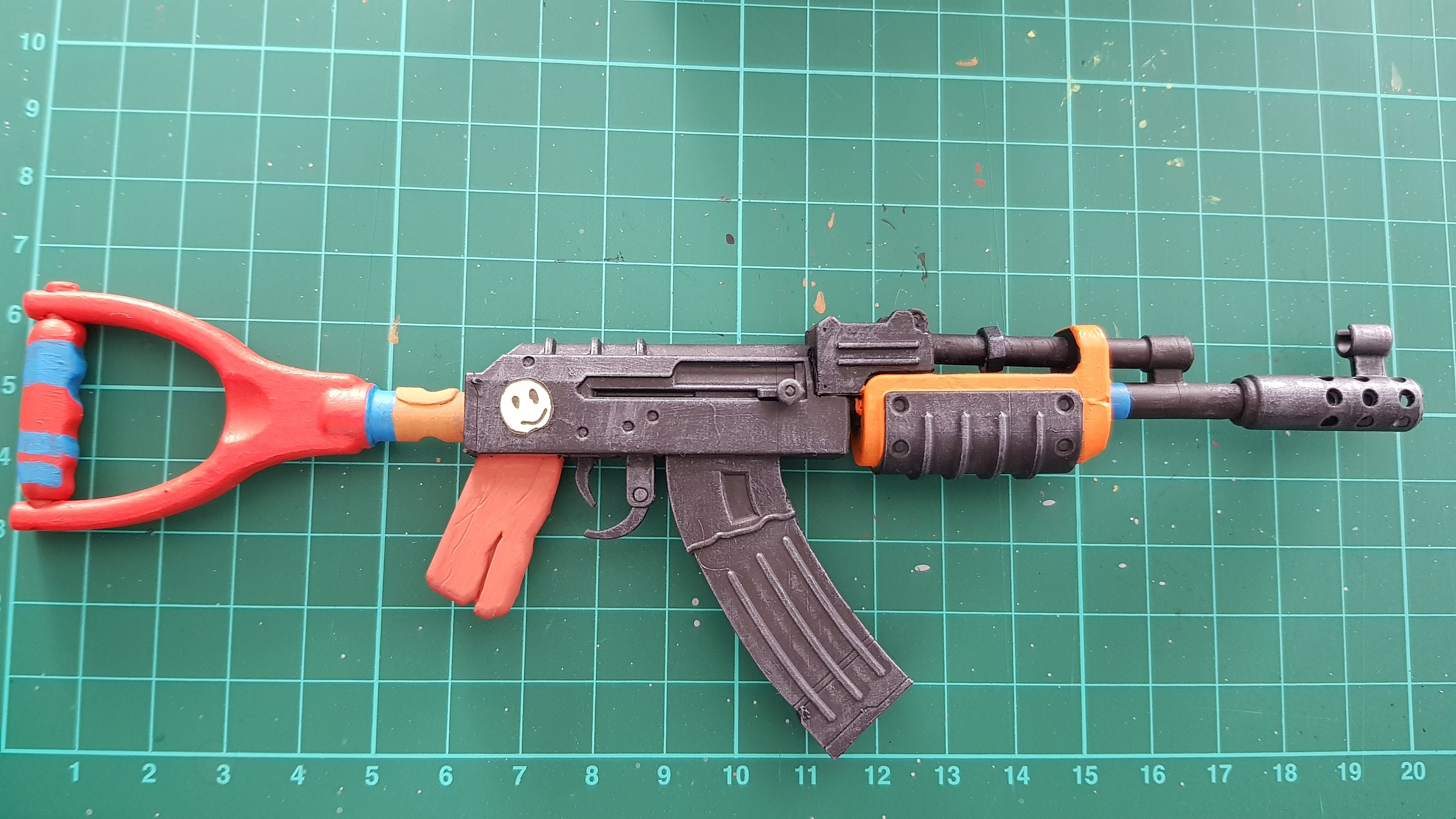 Scaled AK Inspired in RUST Assault Rifle Hand-painted - Etsy