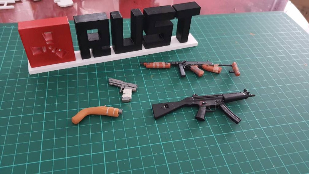 Guns RUST Hand-painted Weapons Inspired in the Game - Etsy