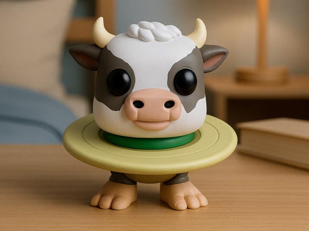 Cow SATURN SATURNITA Figure - Brainrot Meme Figures - Etsy