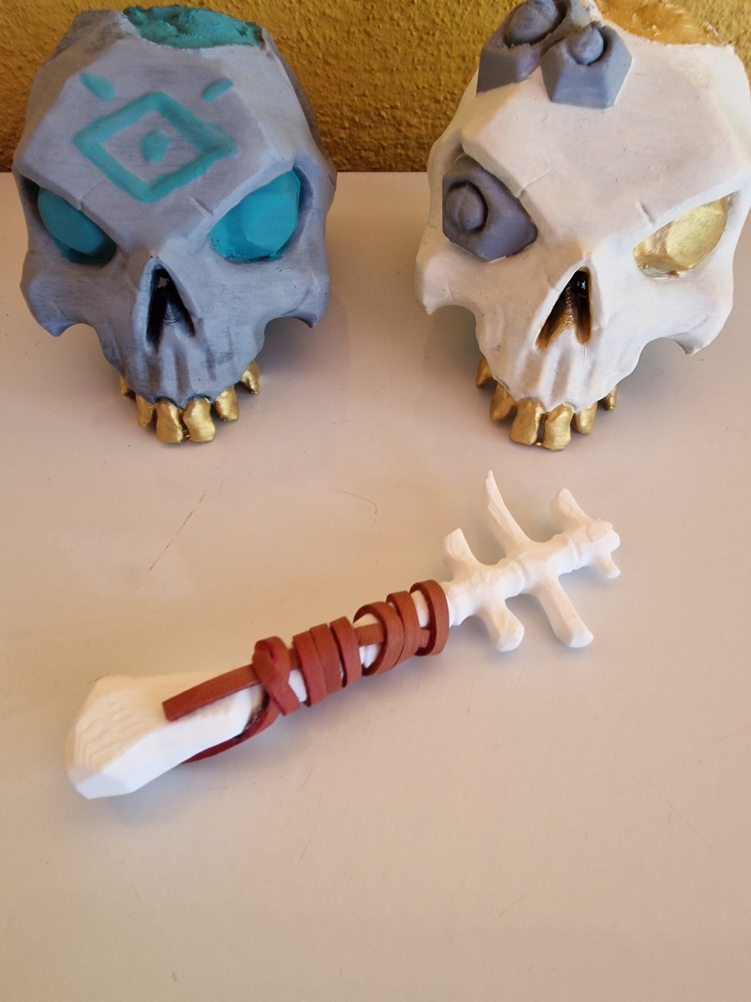 SEA of Thieves Inspired Skeleton Key Ashen Key - Etsy