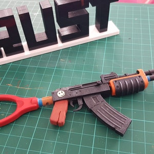Scaled AK Inspired in RUST Assault Rifle Hand-painted - Etsy
