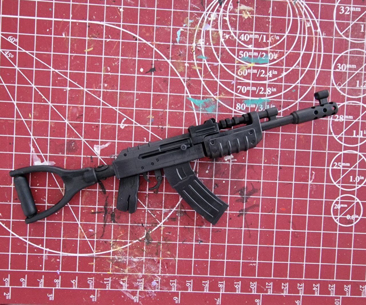 Scaled AK Inspired in RUST Assault Rifle Hand-painted - Etsy