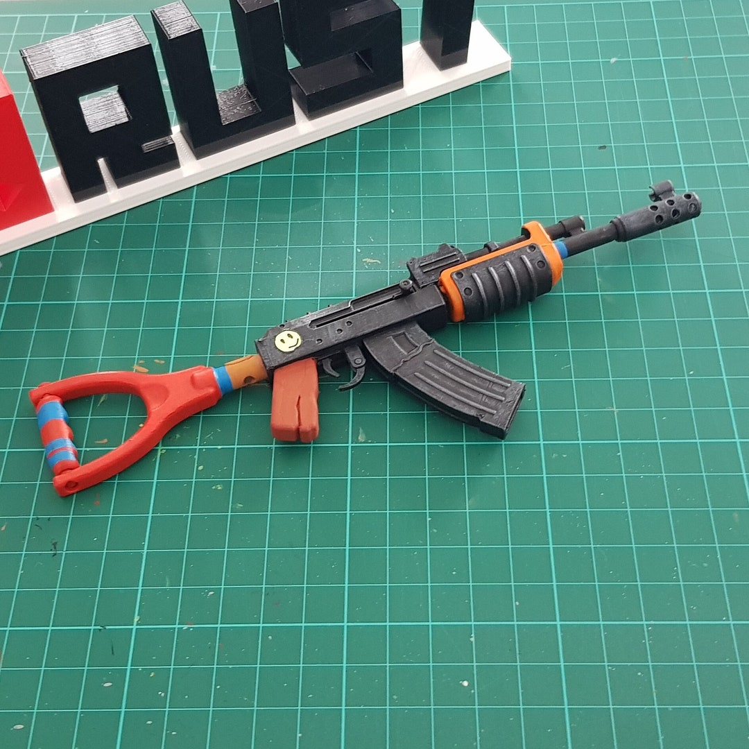 Scaled AK Inspired by RUST Assault Rifle Hand-painted - Etsy