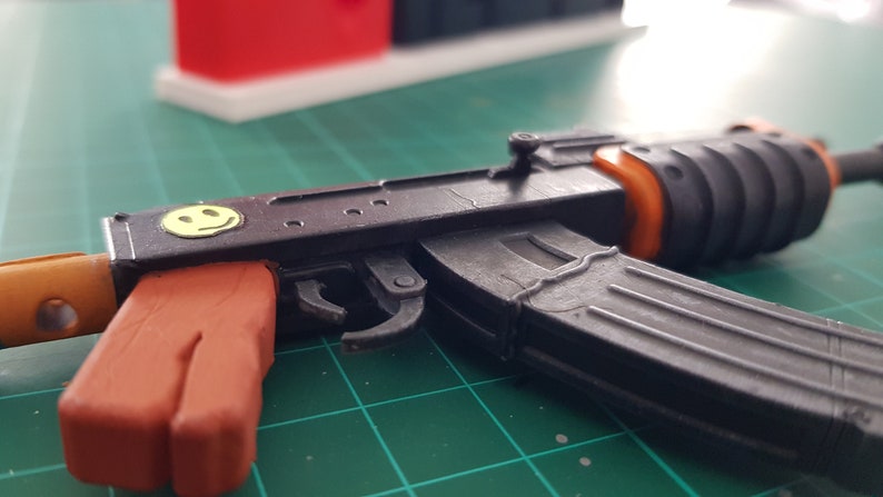 Scaled AK Inspired in RUST Assault Rifle Hand-painted - Etsy