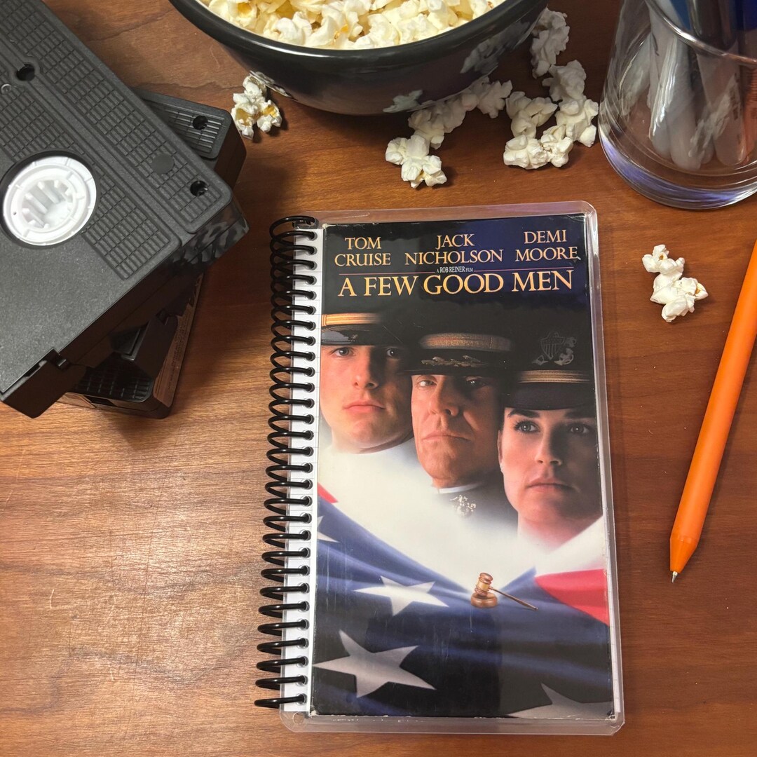 A FEW GOOD Men Upcycled VHS Notebook - Etsy