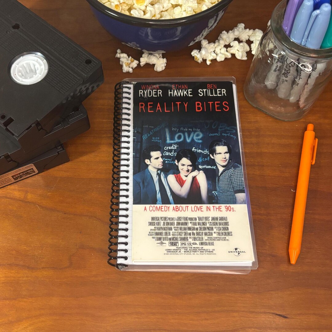 REALITY BITES Upcycled VHS Notebook - Etsy
