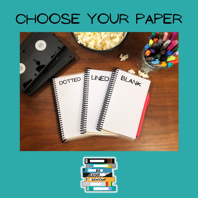 WILLOW Upcycled VHS Notebook - Etsy