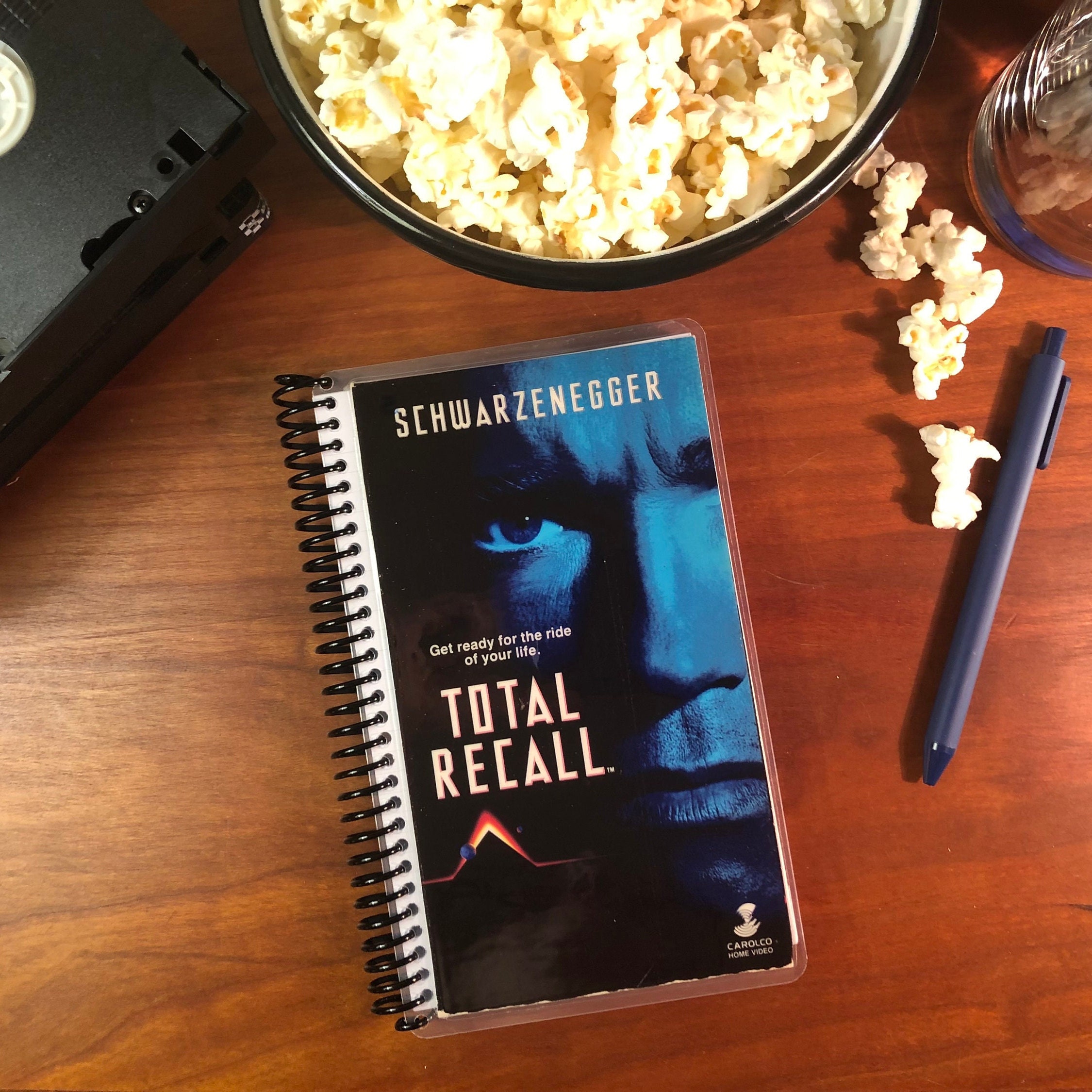 TOTAL RECALL Upcycled VHS Notebook - Etsy