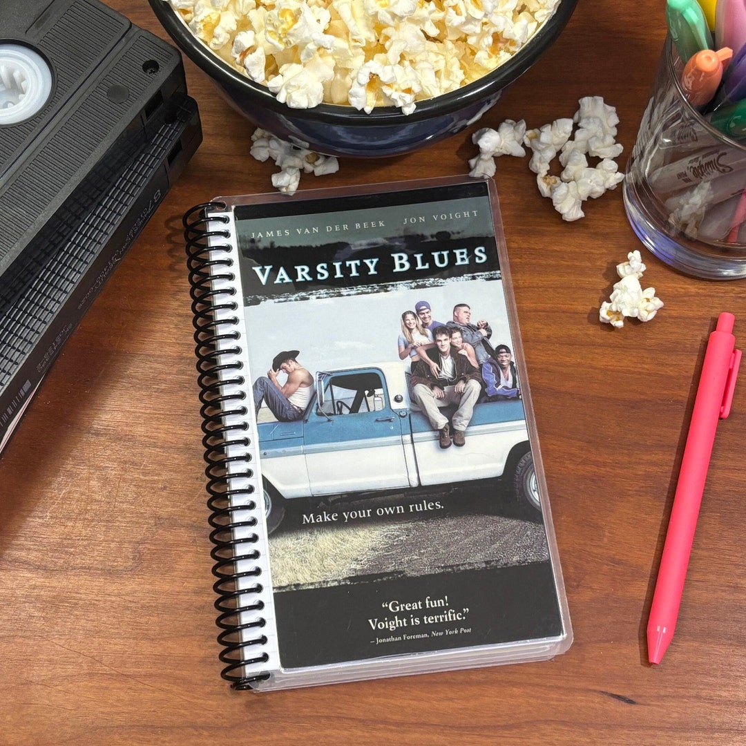 VARSITY BLUES Upcycled VHS Notebook - Etsy