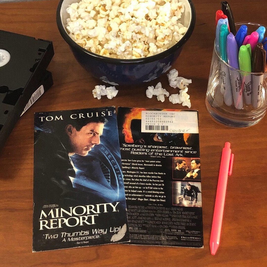 MINORITY REPORT Upcycled VHS Notebook - Etsy