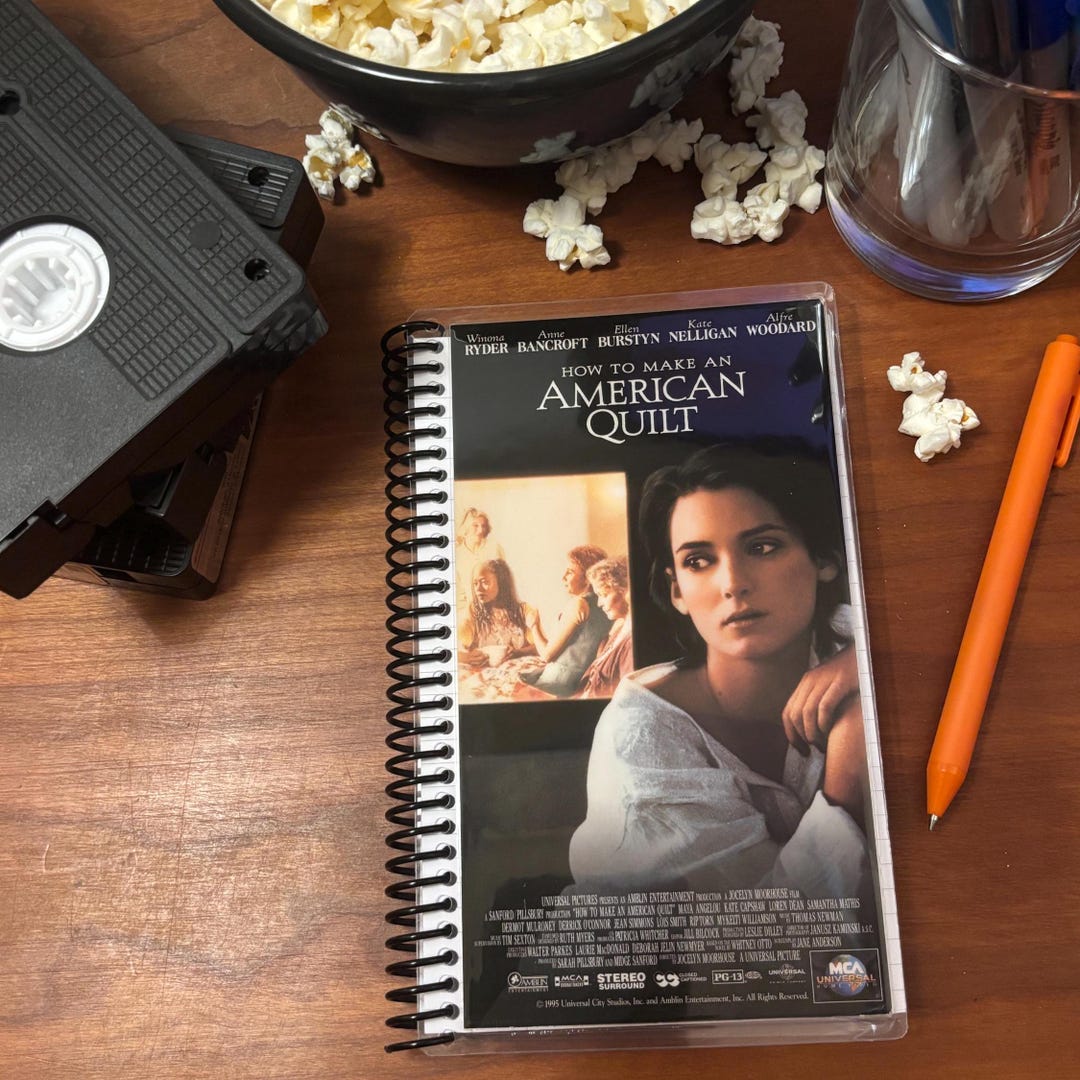 HOW TO Make an American Quilt Upcycled VHS Notebook - Etsy