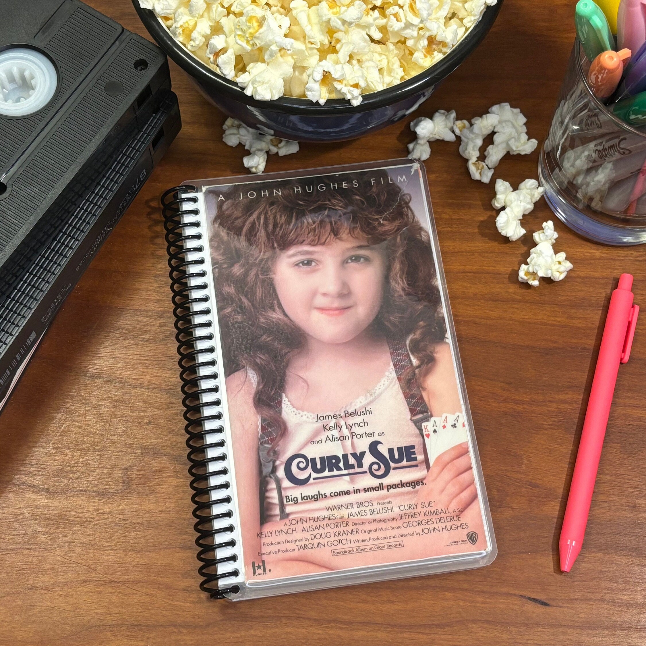 CURLY SUE Upcycled VHS Notebook - Etsy
