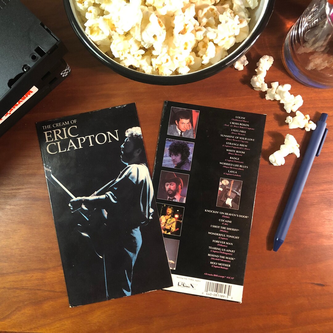 ERIC CLAPTON Upcycled VHS Notebook - Etsy