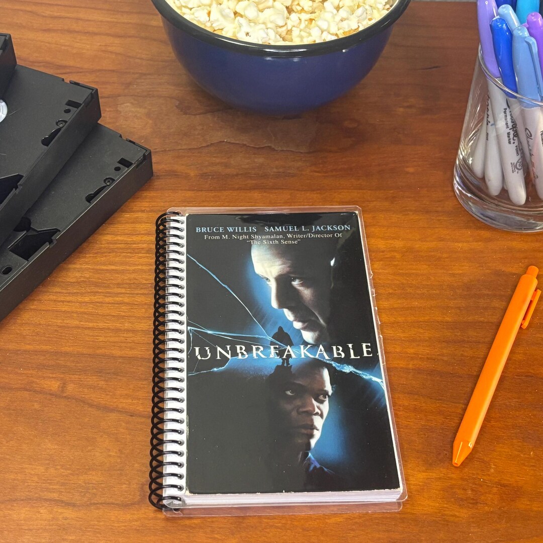 UNBREAKABLE Upcycled VHS Notebook - Etsy