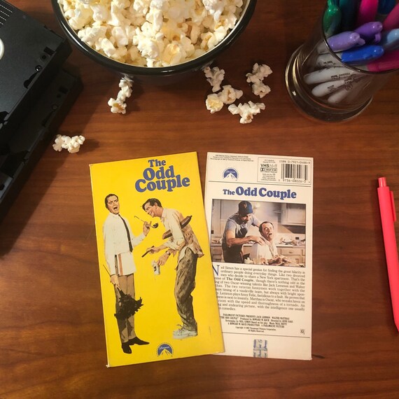 The ODD COUPLE Upcycled VHS Notebook - Etsy