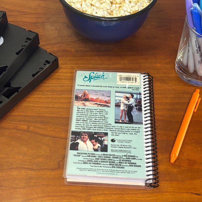 SPLASH Upcycled VHS Notebook - Etsy
