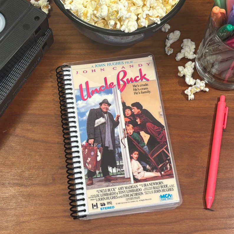 UNCLE BUCK Upcycled VHS Notebook - Etsy