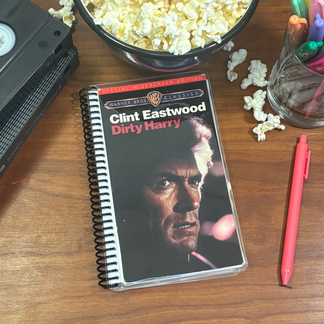 DIRTY HARRY Upcycled VHS Notebook - Etsy