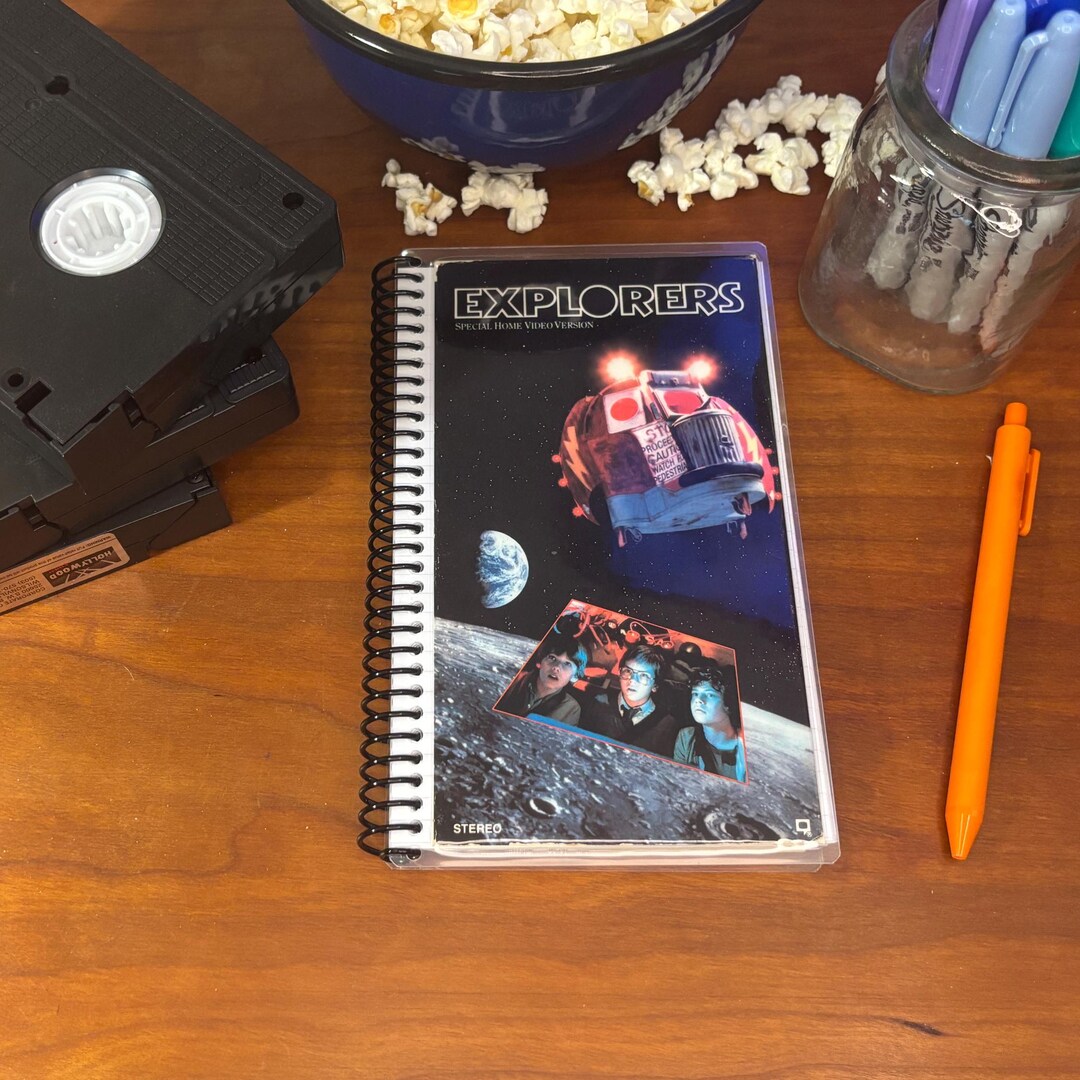 EXPLORERS Upcycled VHS Notebook - Etsy