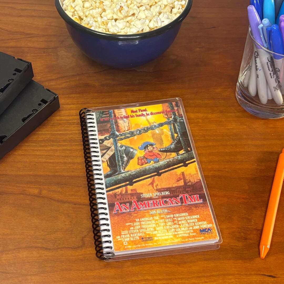 An AMERICAN TAIL Upcycled VHS Notebook - Etsy