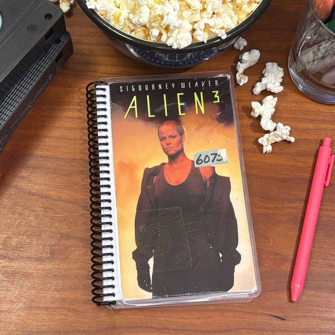 ALIEN 3 Upcycled VHS Notebook - Etsy