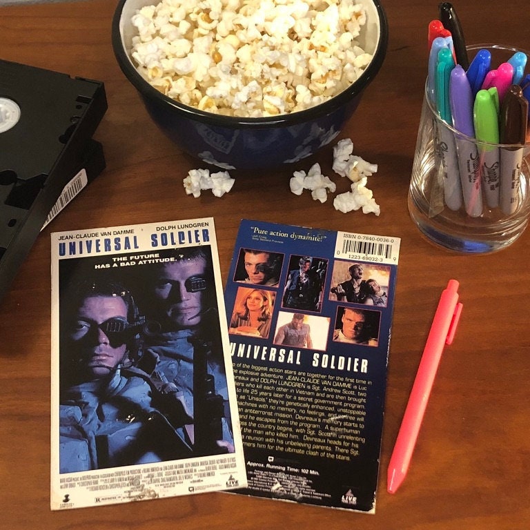 UNIVERSAL SOLDIER Upcycled VHS Notebook - Etsy