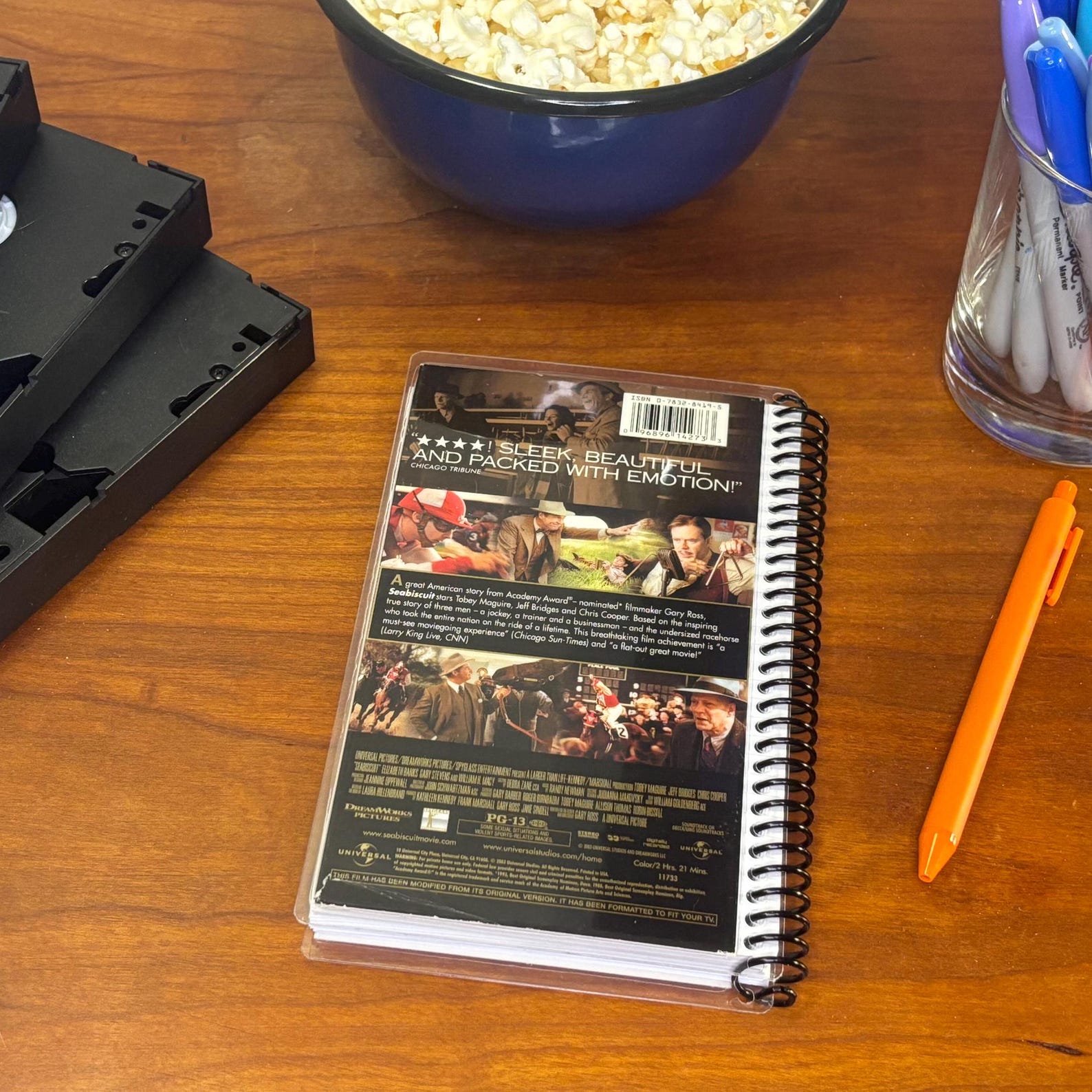 SEABISCUIT Upcycled VHS Notebook - Etsy