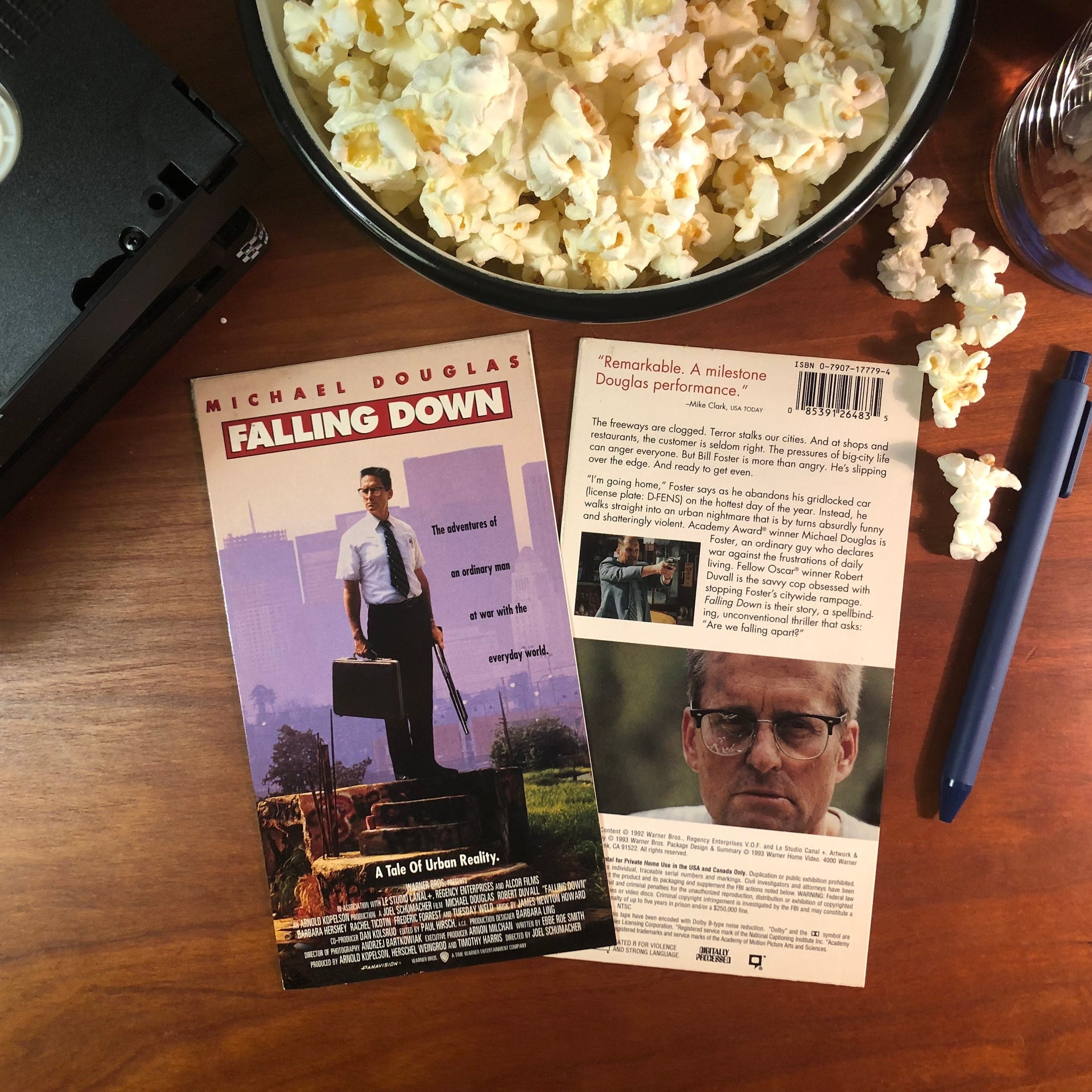 FALLING DOWN Upcycled VHS Notebook - Etsy