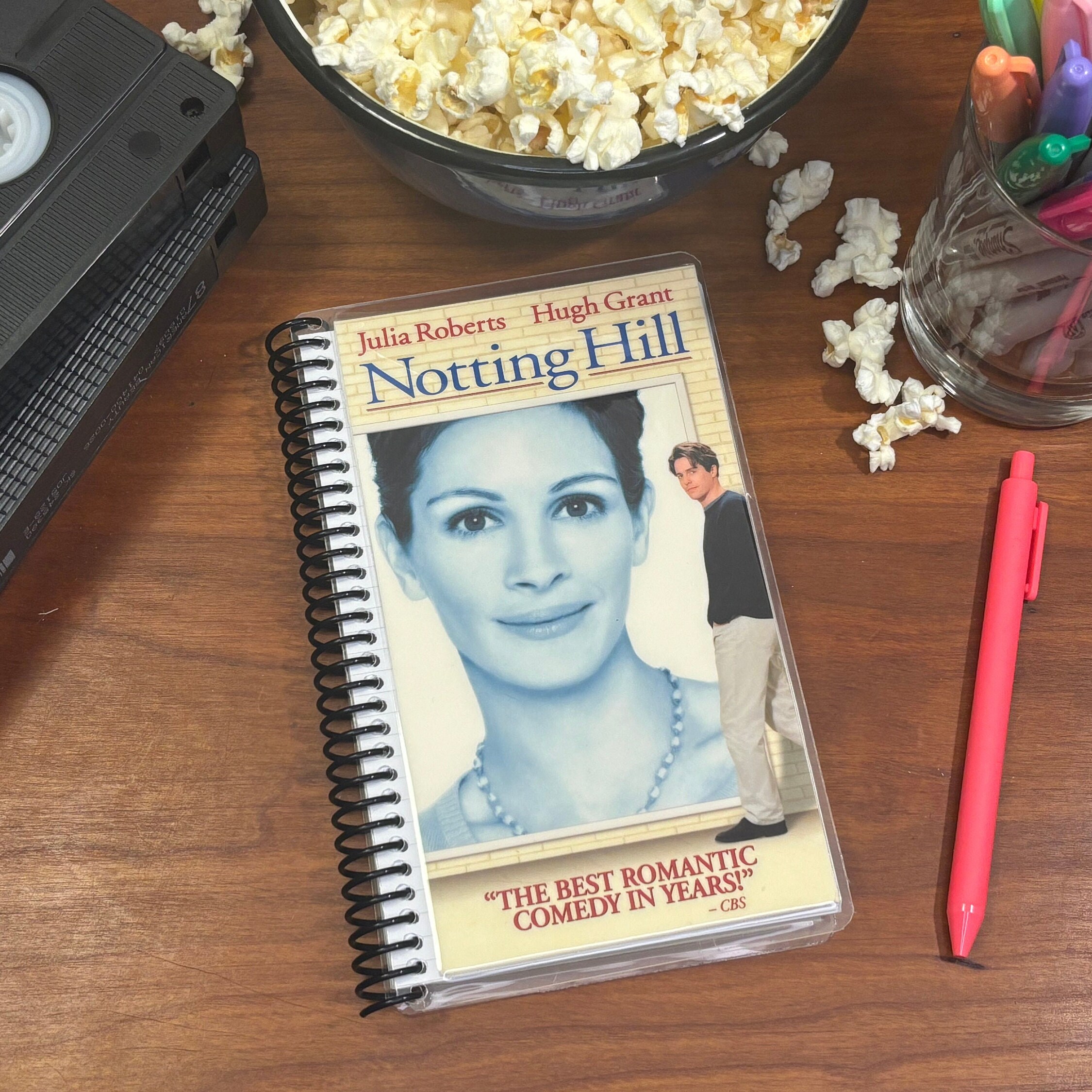 NOTTING HILL Upcycled VHS Notebook - Etsy