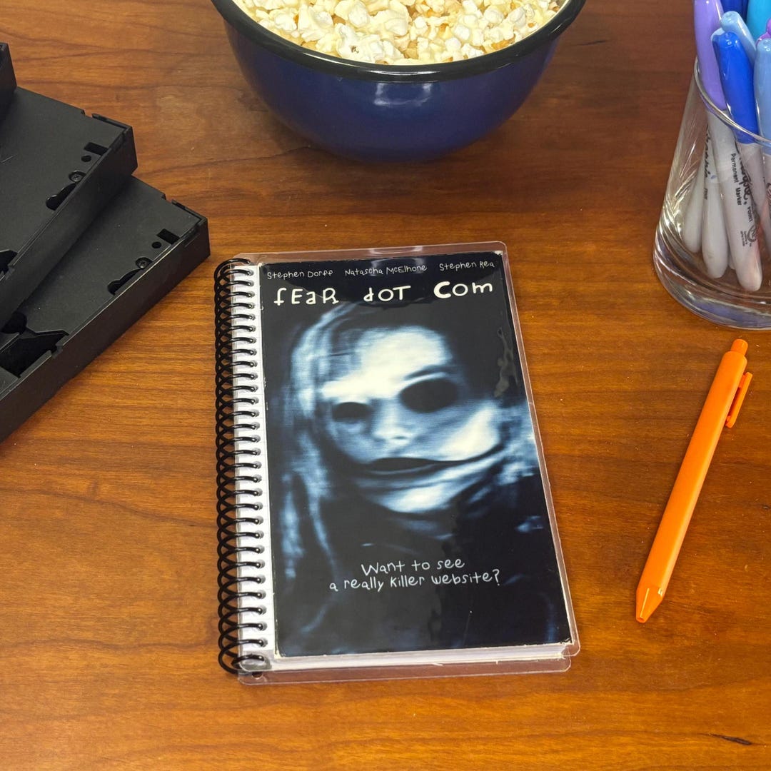 FEAR DOT Com Upcycled VHS Notebook - Etsy