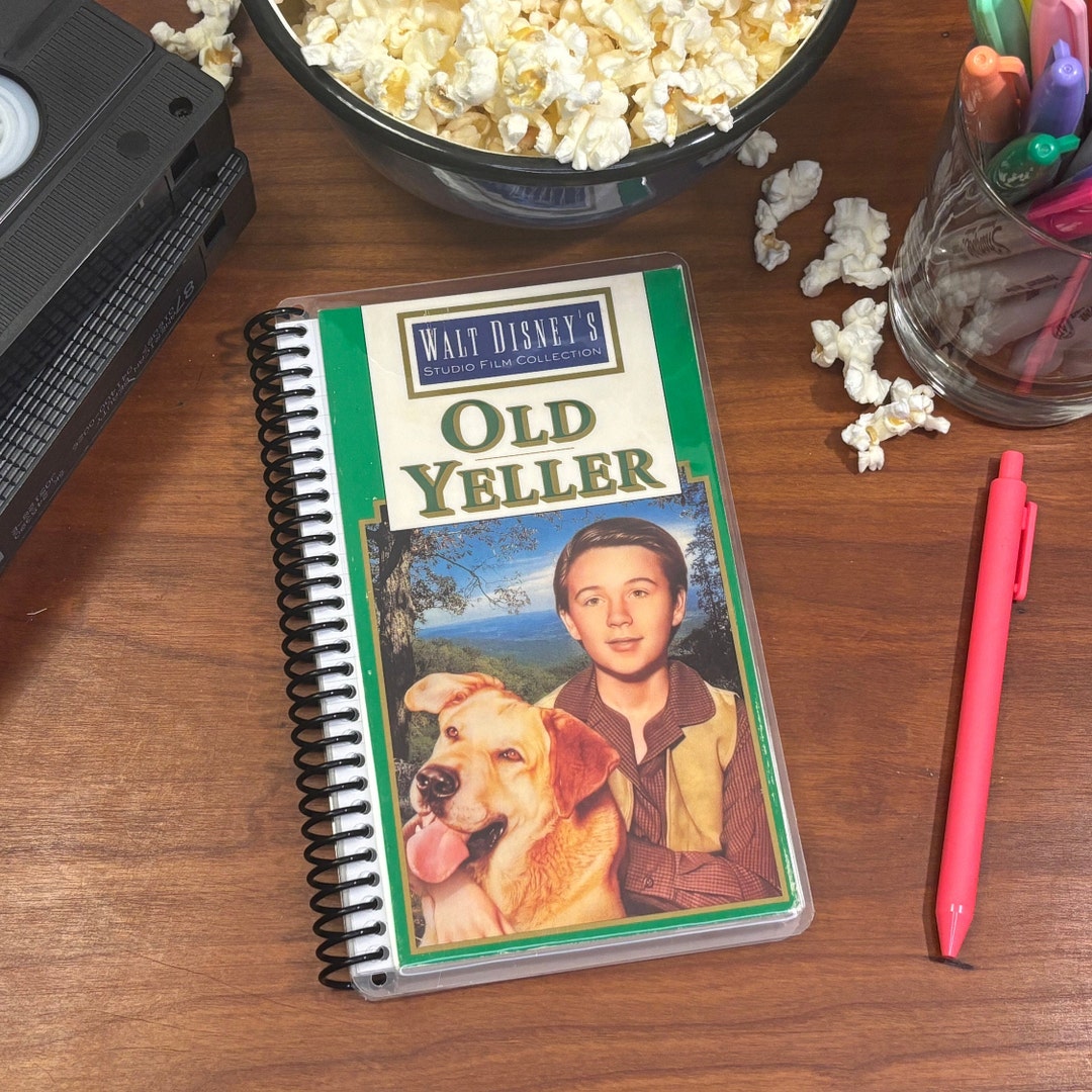 OLD YELLER Upcycled VHS Notebook - Etsy