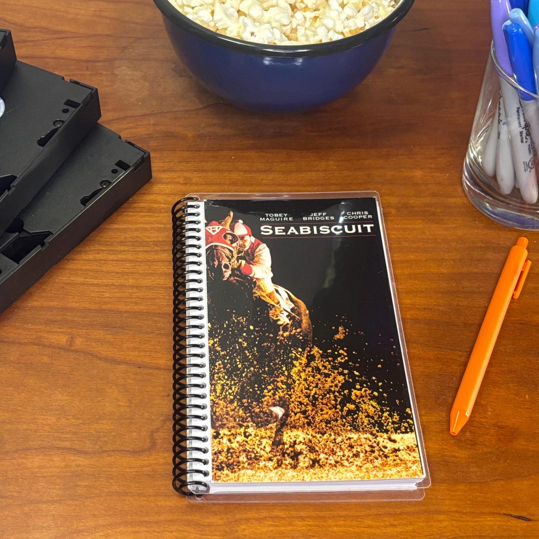 SEABISCUIT Upcycled VHS Notebook - Etsy