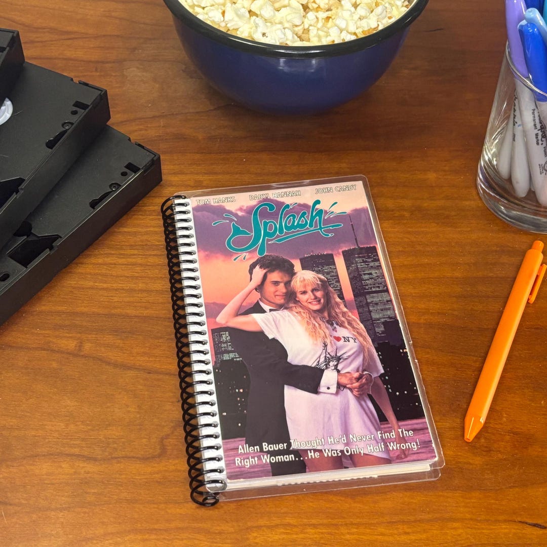 SPLASH Upcycled VHS Notebook - Etsy