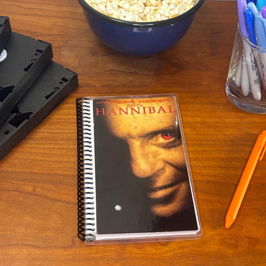 HANNIBAL Upcycled VHS Notebook - Etsy