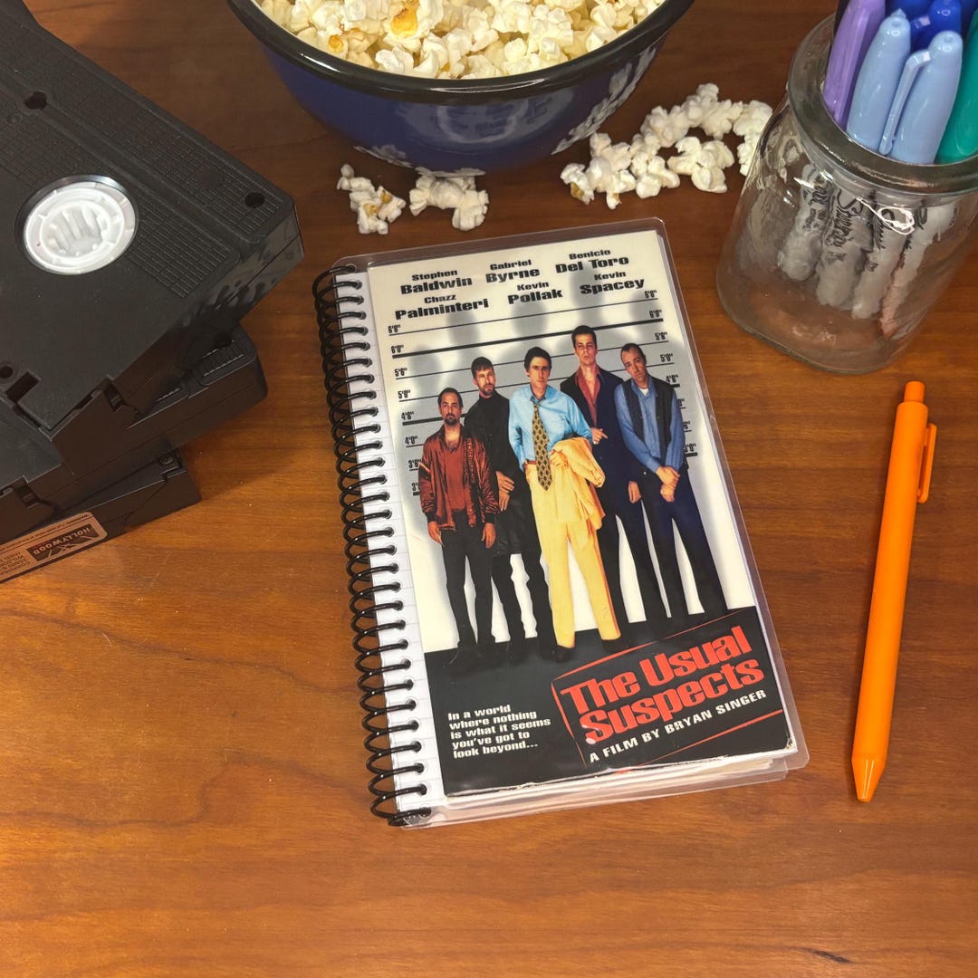 USUAL SUSPECTS Upcycled VHS Notebook - Etsy