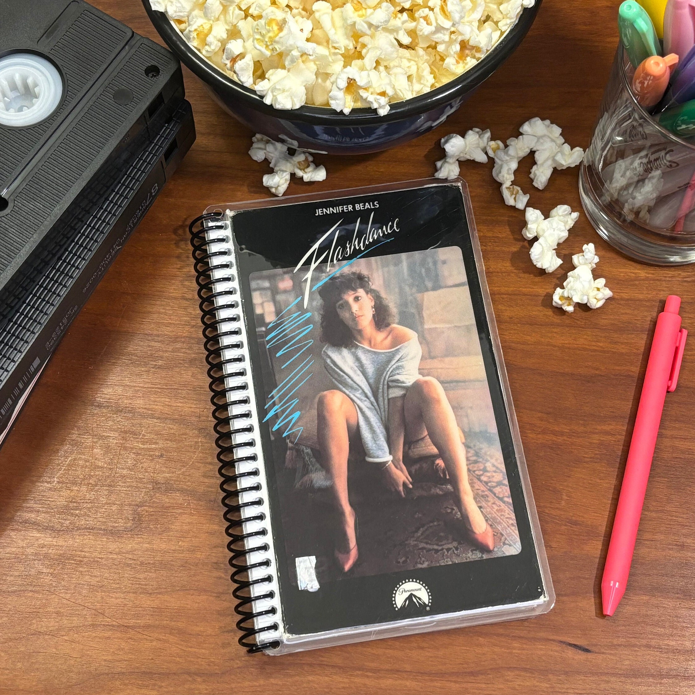 FLASHDANCE Upcycled VHS Notebook - Etsy