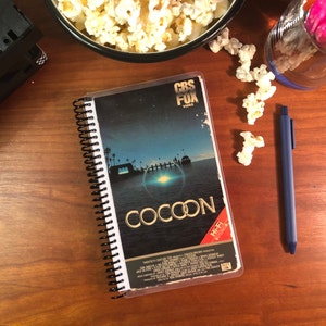 VHS Notebook, Recycled/repurposed VHS Box Original Case Upcycled ...