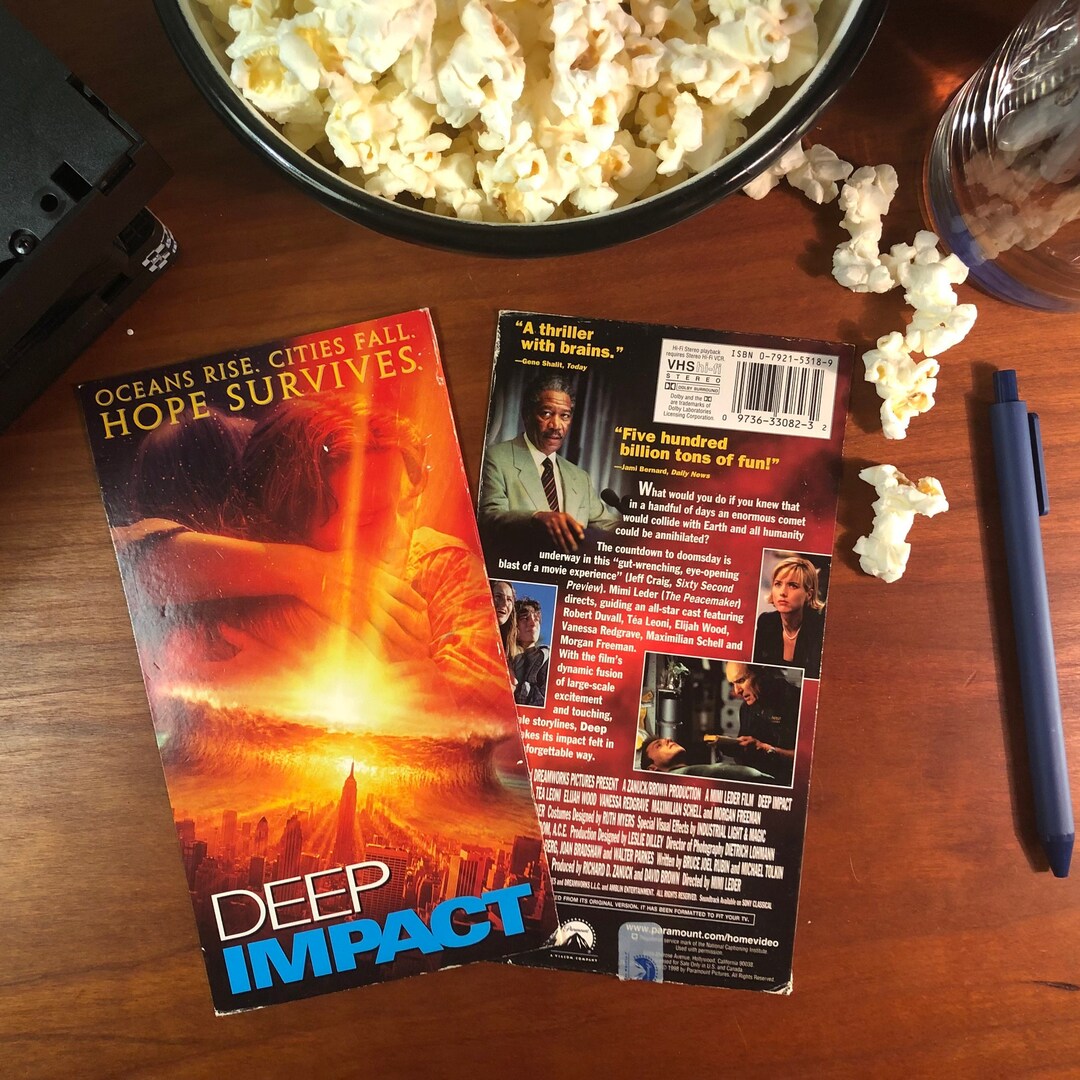 Deep Impact Upcycled Vhs Notebook Etsy
