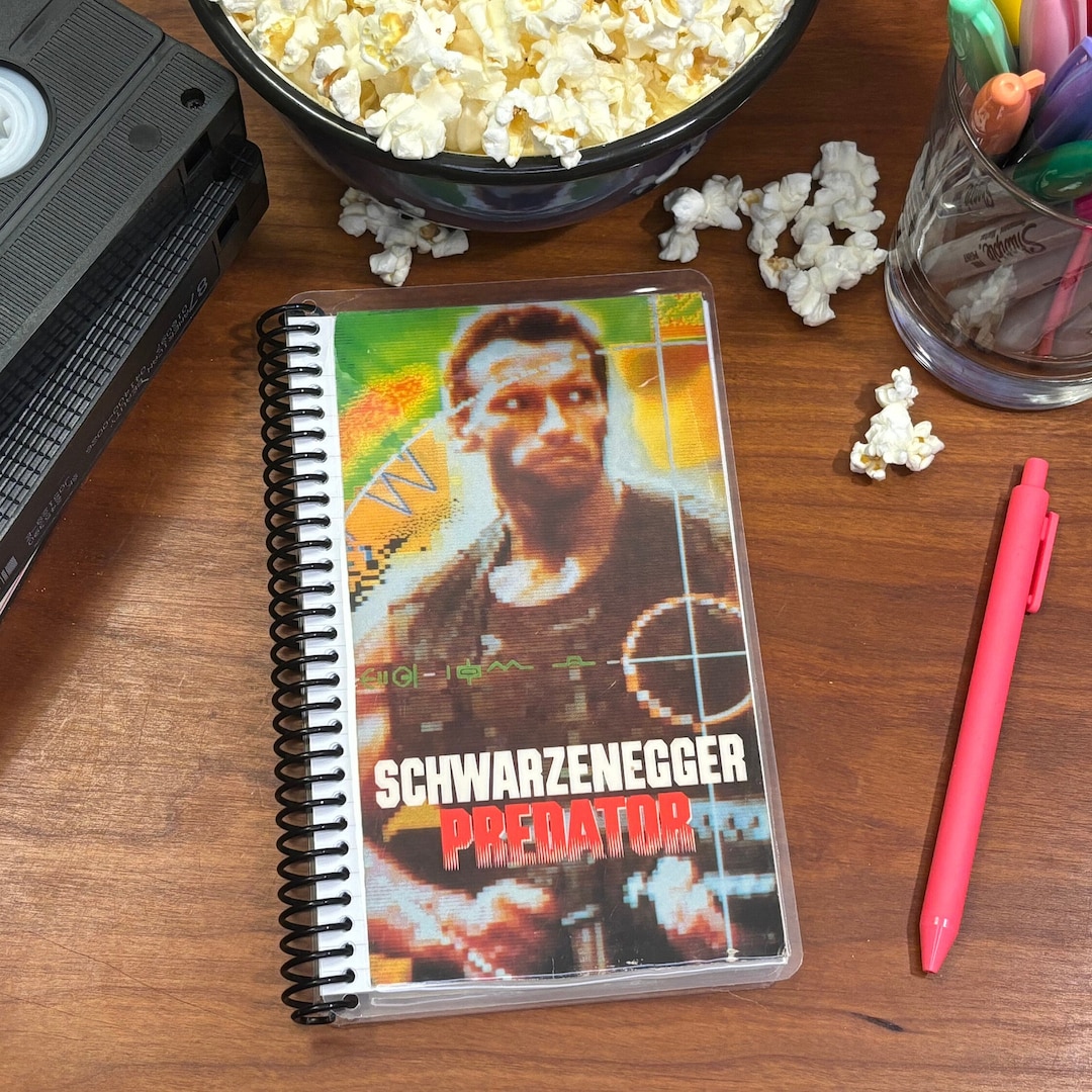 PREDATOR Upcycled VHS Notebook - Etsy