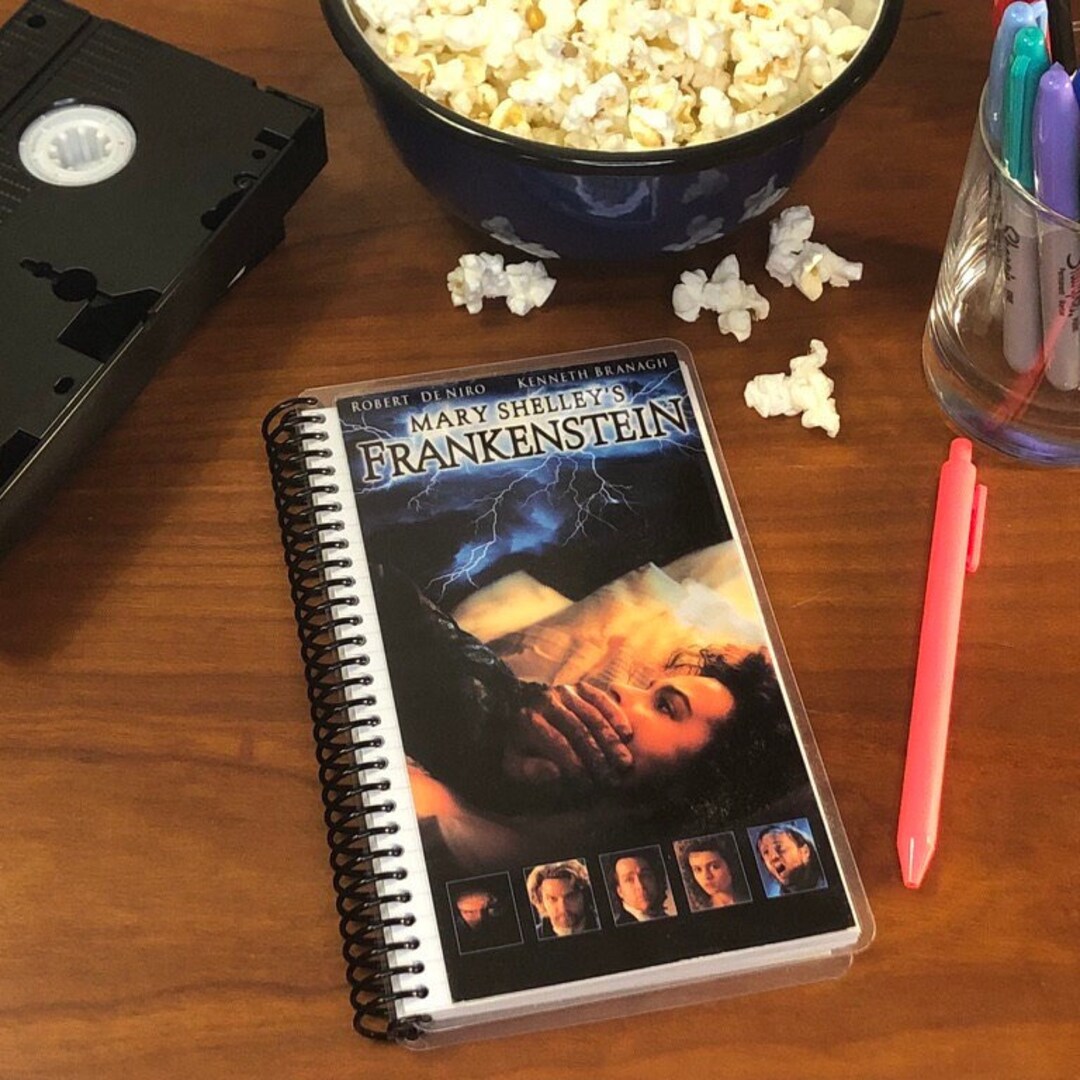 FRANKENSTEIN Upcycled VHS Notebook - Etsy
