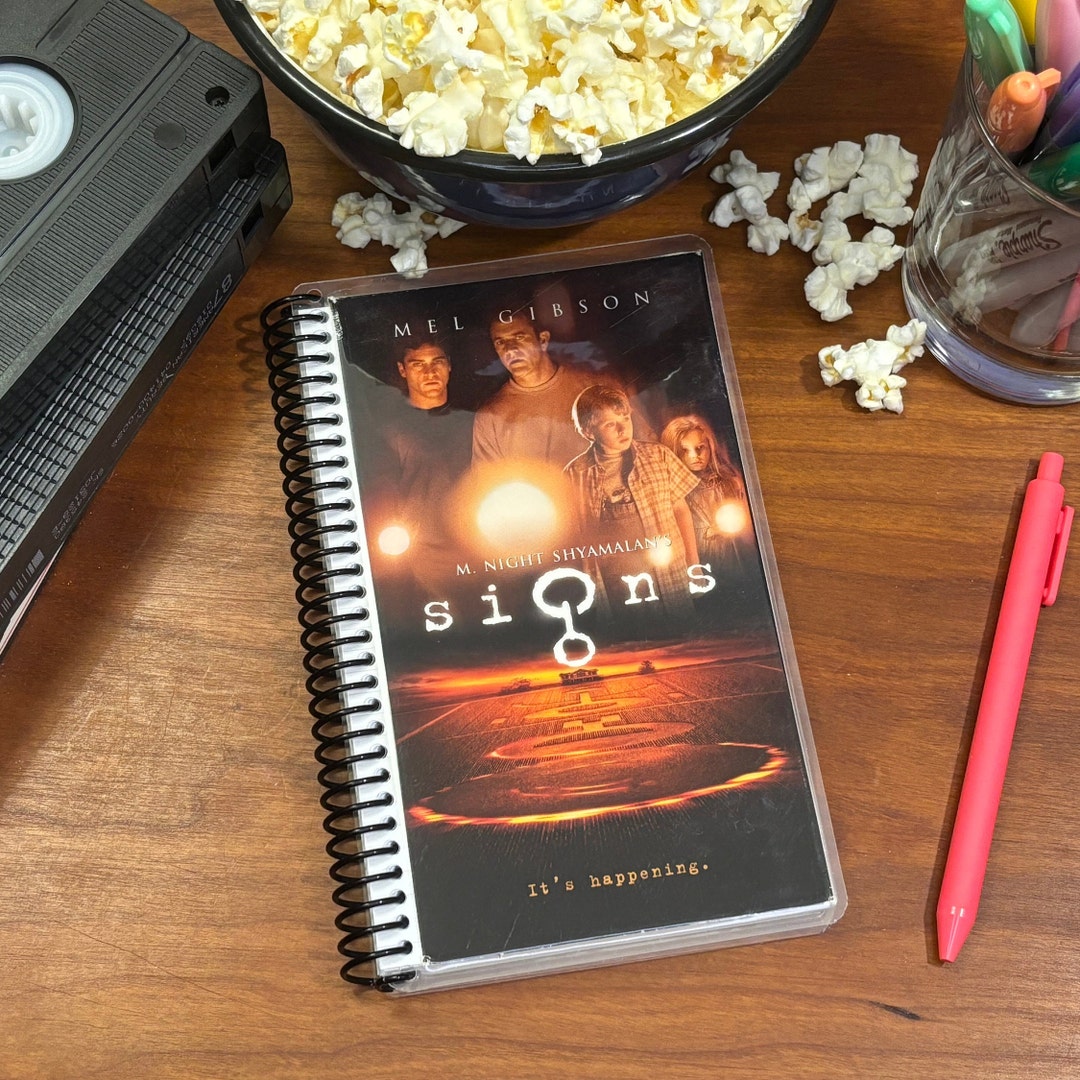 SIGNS Upcycled VHS Notebook - Etsy