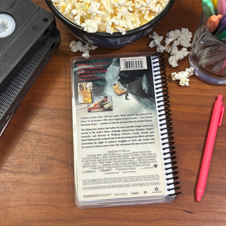 The PERFECT STORM Upcycled VHS Notebook - Etsy