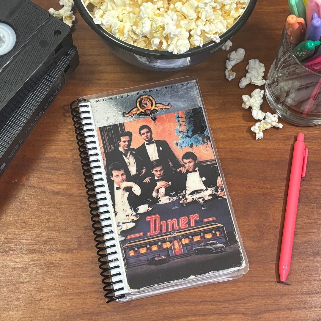 DINER Upcycled VHS Notebook - Etsy