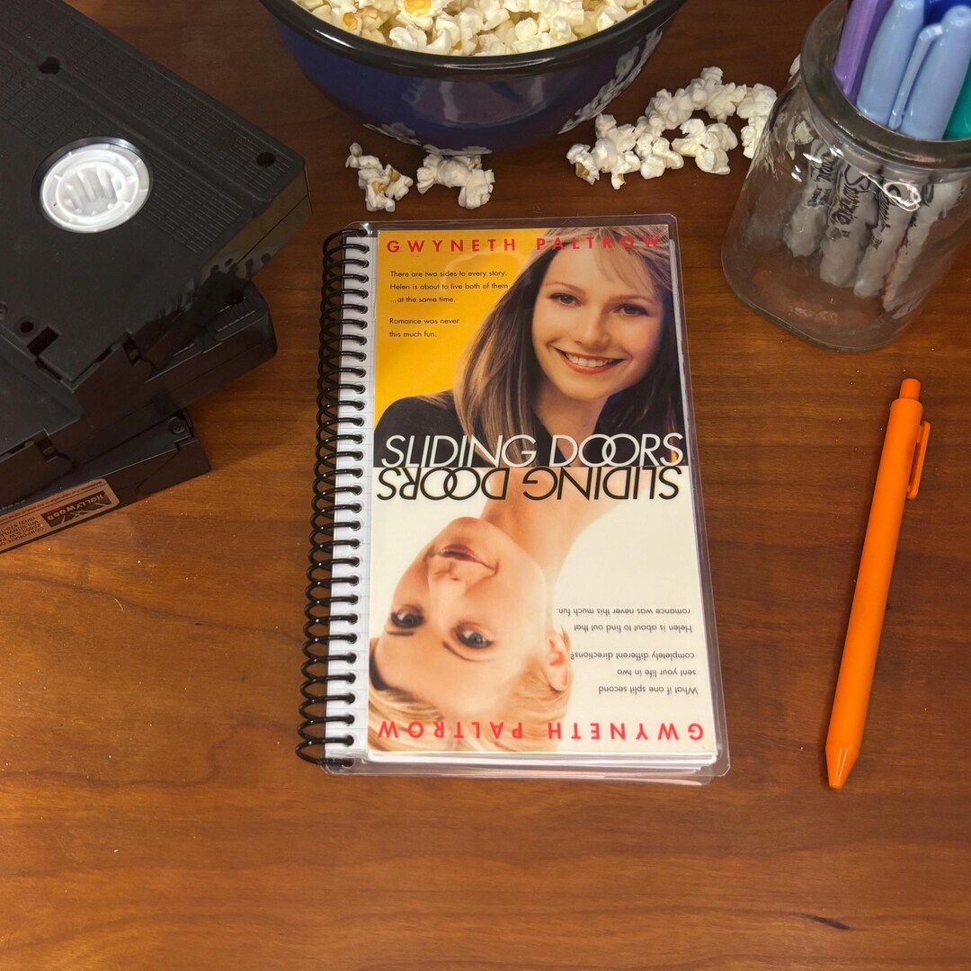 SLIDING DOORS Upcycled VHS Notebook - Etsy