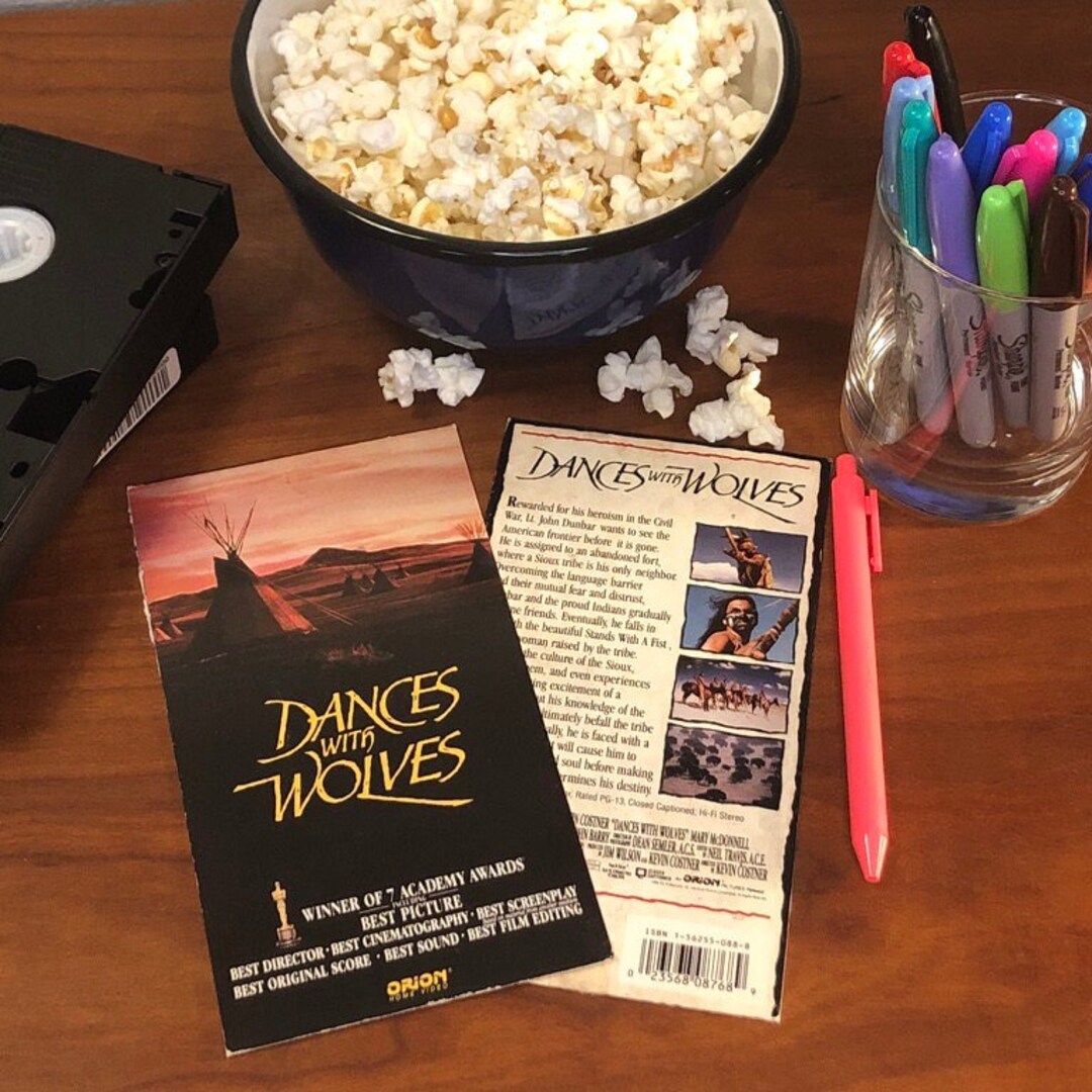 DANCES With WOLVES Upcycled VHS Notebook - Etsy
