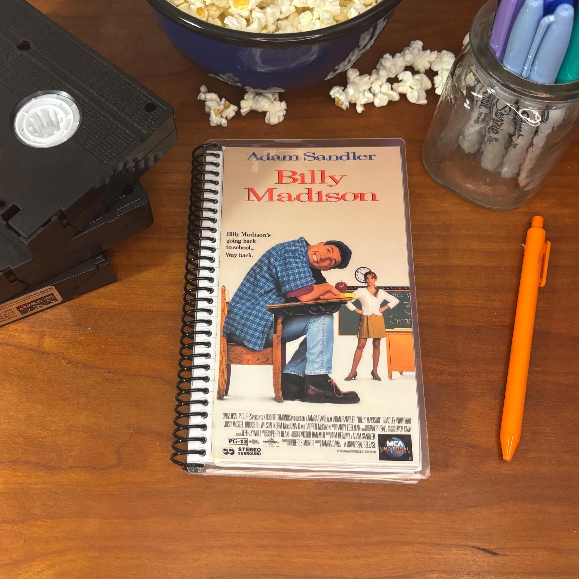 BILLY MADISON Upcycled VHS Notebook - Etsy