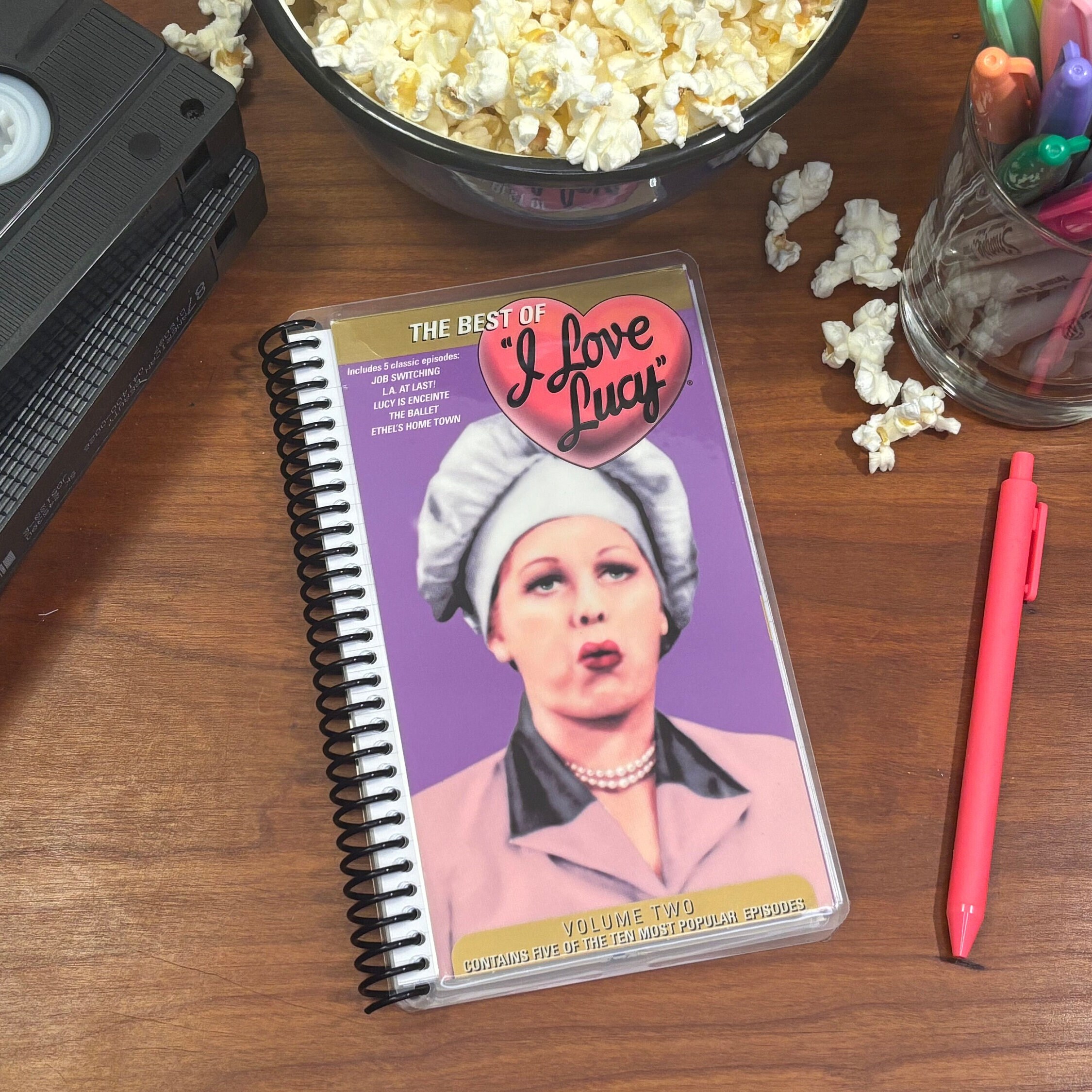 I LOVE LUCY Upcycled VHS Notebook - Etsy